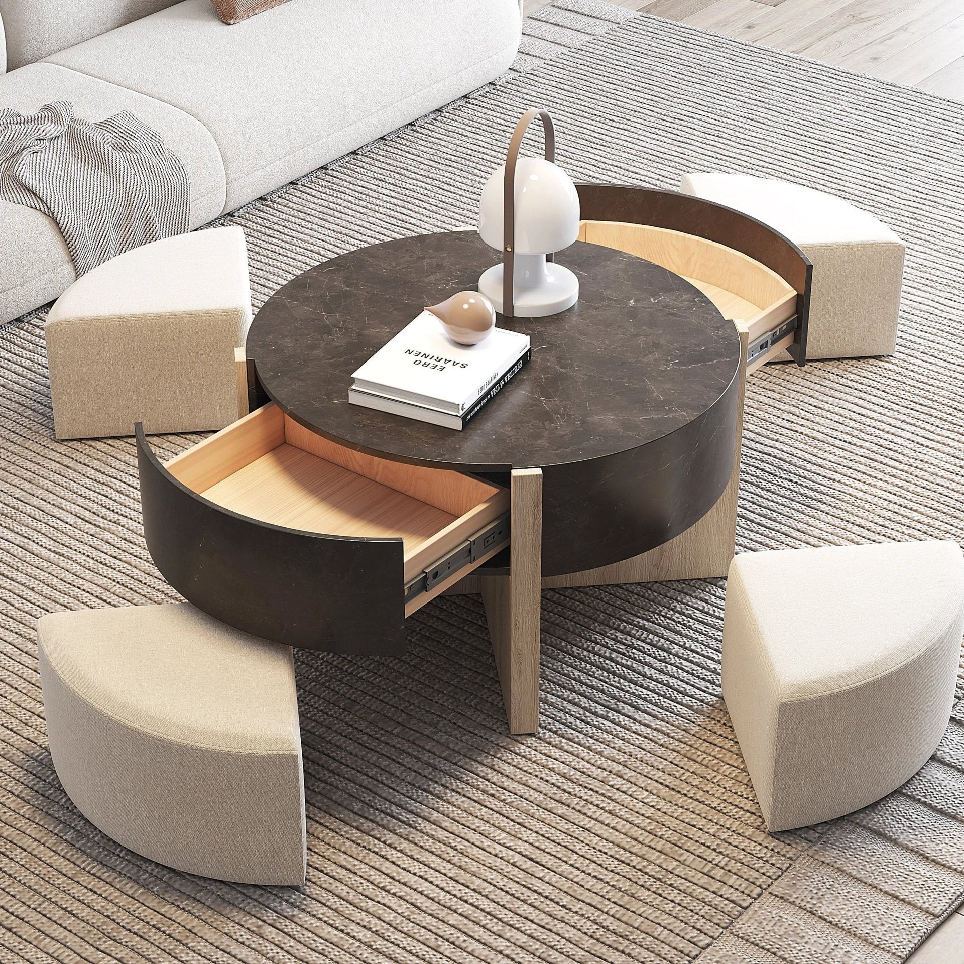 Five Trendy Marble Coffee Table Designs for your Living Space in 2024 ...