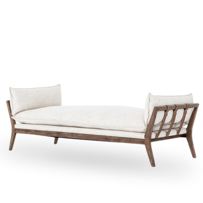 Roman Chaise Lounge / 215 x 89 CM Linen Upholstery / Furniture Online ...