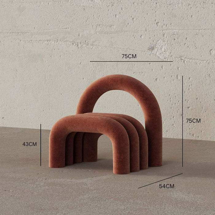 Raku Chair / Premium Velvet | Walls Nation