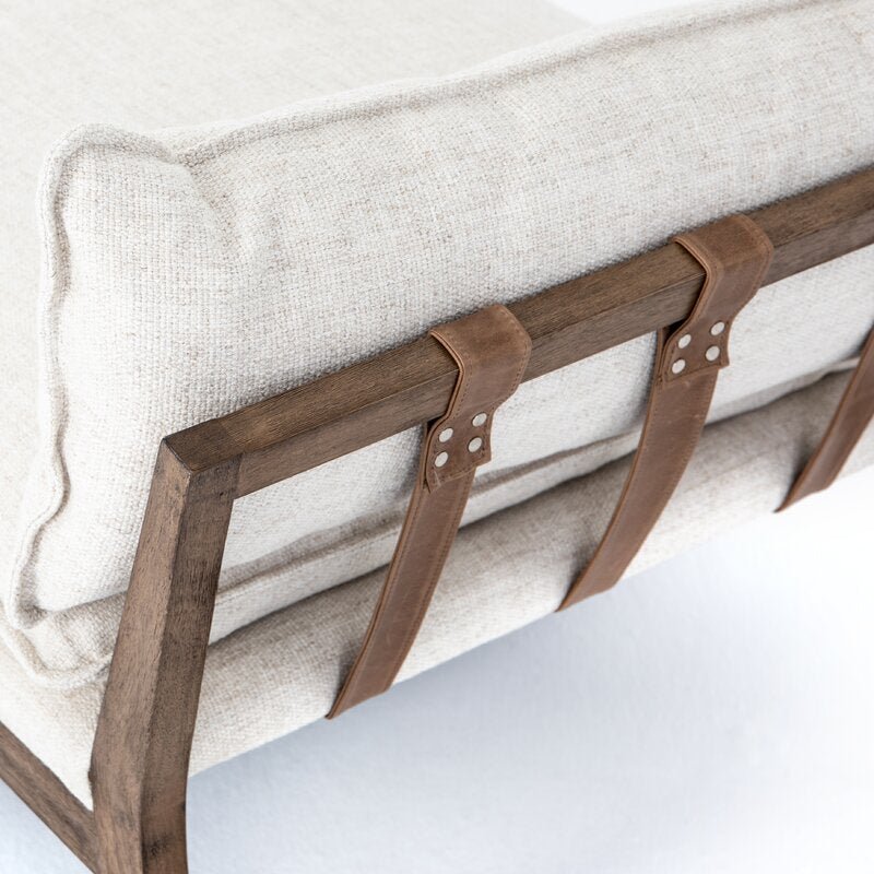 Roman Chaise Lounge / 215 x 89 CM Linen Upholstery / Furniture Online ...