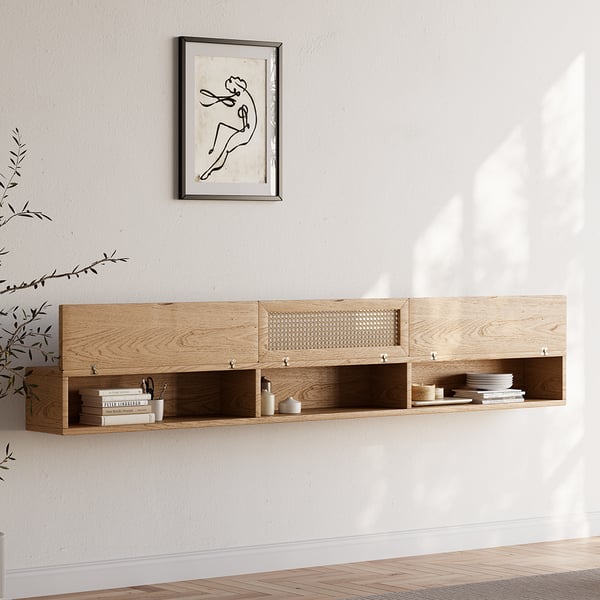 Solano Boho Design / Wall Mounted TV Unit – Walls Nation