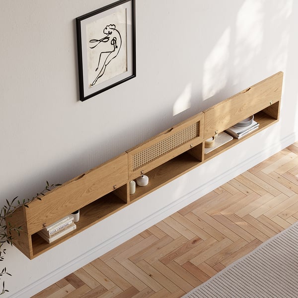 Solano Boho Design / Wall Mounted TV Unit – Walls Nation